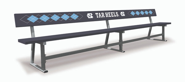 Team Sideline Bench With Back - Benches & Bleachers - UCS Spirit