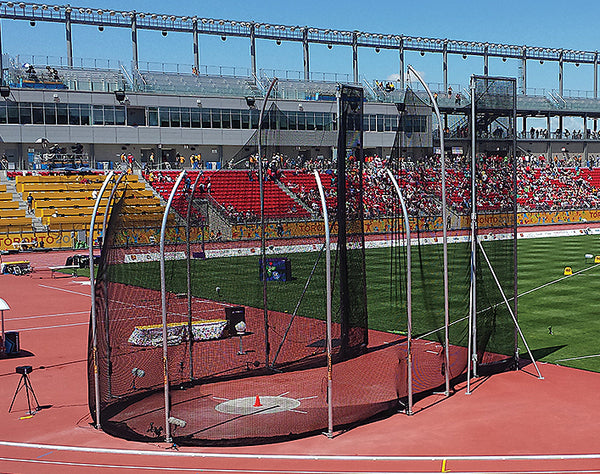 NCAA Hammer/Discus Cage With Ground Sleeves - Athletic Facilities - UCS ...