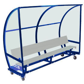 Ultimate Soccer Seating Shelter (Aluminum Bench) - All - UCS Spirit